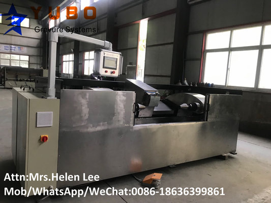 Double Curve Chrome polishing machine used for bright roto gravure cylinder surface
