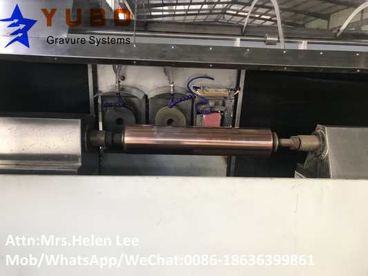 Copper Polishing Machine gravure cylinder grinding three heads