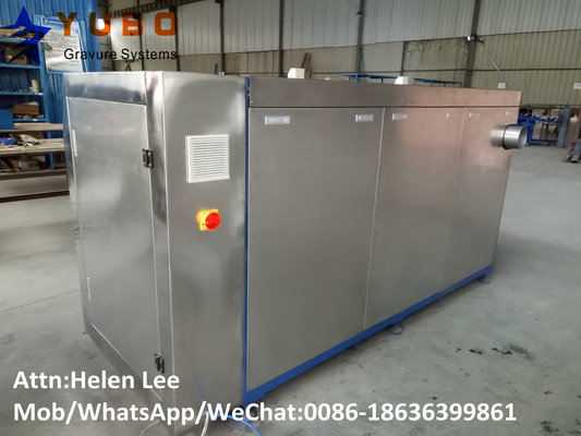 Ultrasonic Tank for cleaning printing cylinder ink cell rotogravure printing machine