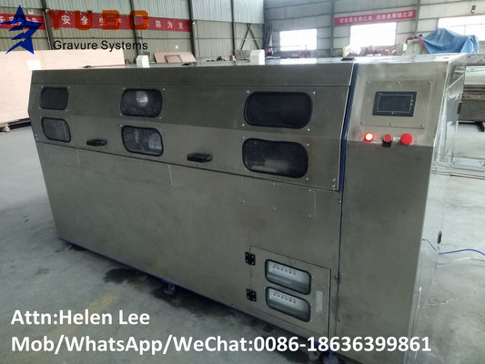 Ultrasonic Tank for cleaning printing cylinder ink cell rotogravure printing machine