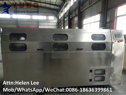 Ultrasonic Tank for cleaning printing cylinder ink cell rotogravure printing machine