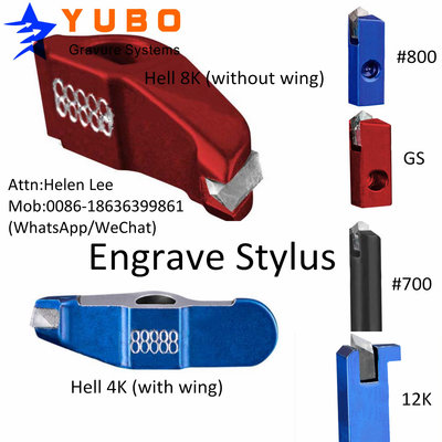 Durable Engraving Stylus to Electronic Engraving Cylinder