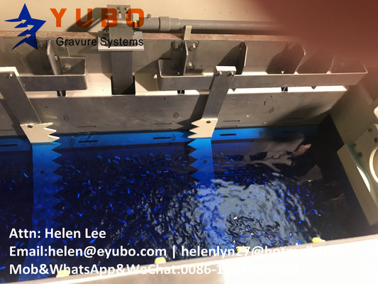 Complete galvanizing line to rotogravure engraving cylinder plating