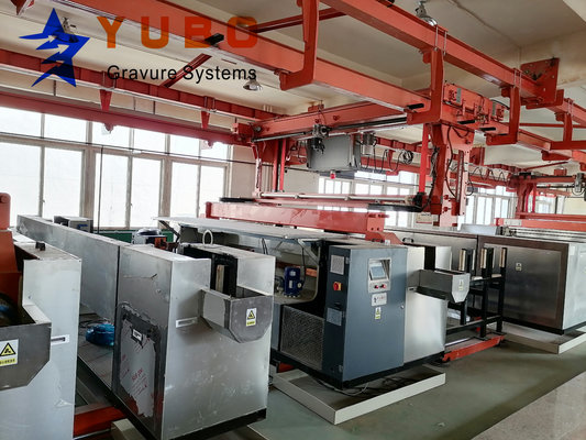 High performance Full automatic gravure cylinder plating line