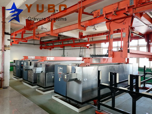 High performance Full automatic gravure cylinder plating line