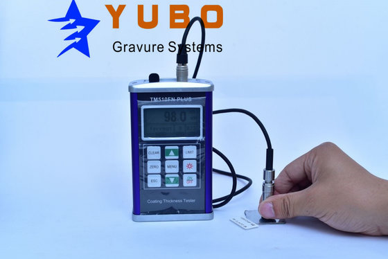 High precision printing cylinder surface thickness tester