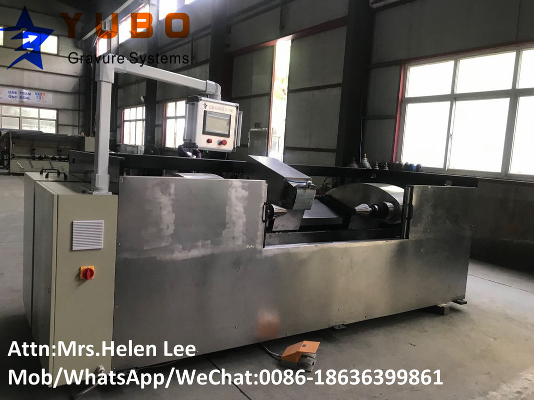 Double Curve Chrome polishing machine used for bright roto gravure cylinder surface
