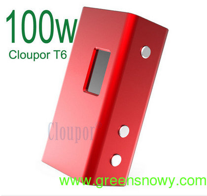 Best price top quality new arrival Cloupor T6 100w mod with factory price& fast shipping