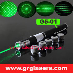 China 5 in 1 Green Laser Pointer Pen 1mW Star Effect Caps 5 Laserheads Lazer Light Made In China supplier