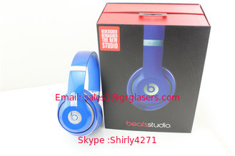China Beats by Dre Studio  Wired Headphones Blue w/ Case & Chargers Used 3 Times! from grgheadsets.aliexpress.com supplier