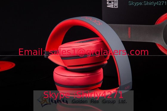 Beats By. Dr. Dre Solo 2 Active Collection RED WIRELESS Headphones Made in China GRGL supplier