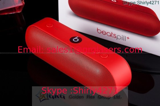 R ed color Beats Pill+ plus wireless bluetooth speaker Brand new in sealed box made in china from grgheadset supplier