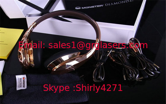 1:1 with original Monster Diamond Tears EDGE on-ear headphones GOLD Limited Edition made in china supplier