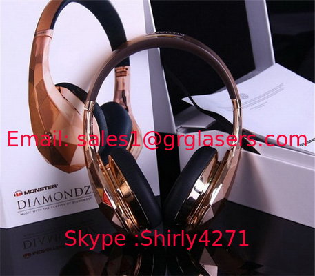 1:1 with original Monster Diamond Tears EDGE on-ear headphones GOLD Limited Edition made in china supplier