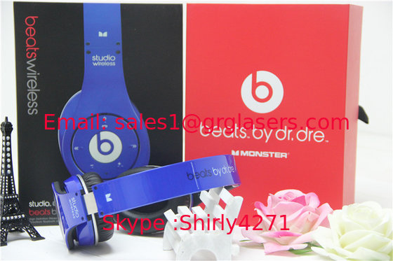 Beats by Dre Studio 1.0 Wireless Bluetooth Headphones  blue made in china grgheadsets-com.ecer.com supplier