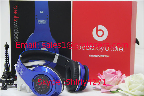 Beats by Dre Studio 1.0 Wireless Bluetooth Headphones  blue made in china grgheadsets-com.ecer.com supplier