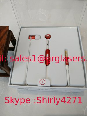 New urBeats Headphones Earphones With Mic by Dr.Dre Red Special Edition In Retail Packagingmade in china grgheadests.com supplier