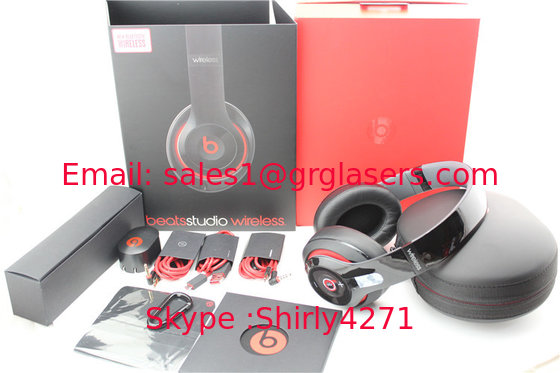 Beats by Dre Studio 2.0 Wireless Headband Headphones Golss Black New Sealed  made in china grgheadsets-com.ecer.com supplier