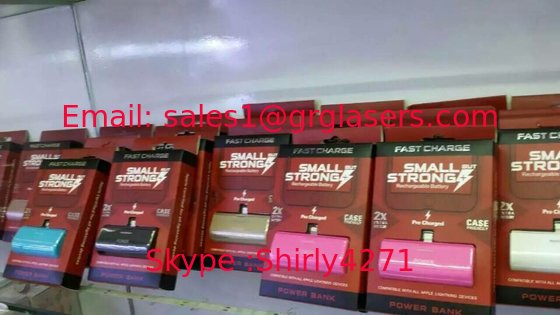 Fast charge small stronge + Rechargable battery pre charged  white  power bank supplier