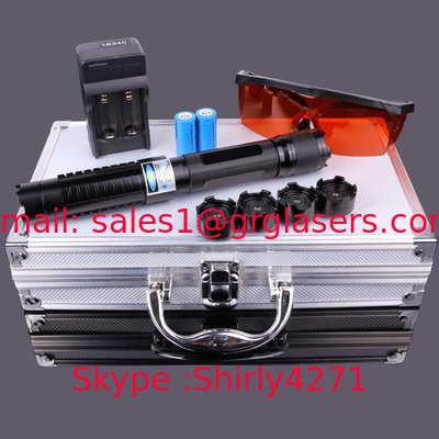 Blue High power Laser pointer for Sale 450nm burn match cigars from grgheadsets.aliexpress.com supplier