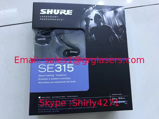 Shure SE315-K Sound Isolating In-Ear Stereo Earphones BLACK *BRAND NEW* made in chiangrgheadsets-com.ecer.com supplier