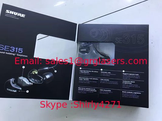 Shure SE315-K Sound Isolating In-Ear Stereo Earphones BLACK *BRAND NEW* made in chiangrgheadsets-com.ecer.com supplier