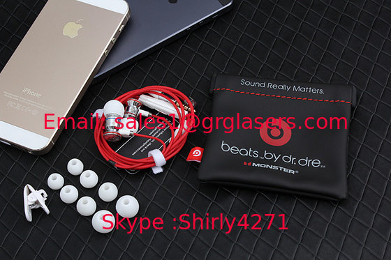 Retail Monster by Dr Dre iBeats In Ear Headphones Earphones-White made in china grgheadsets-com.ecer.com supplier