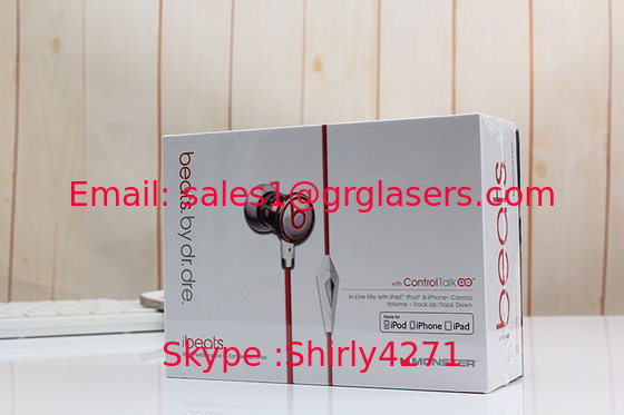 Retail Monster by Dr Dre iBeats In Ear Headphones Earphones-White made in china grgheadsets-com.ecer.com supplier