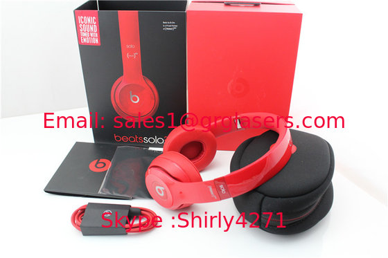 Beats Solo2 Headphones Gloss Red made in china from   grgheadsets.aliexpress.com supplier