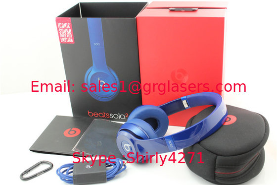 Beats Solo 2 wired on-ear headphones blue made in china from Golden Rex Group ltd supplier