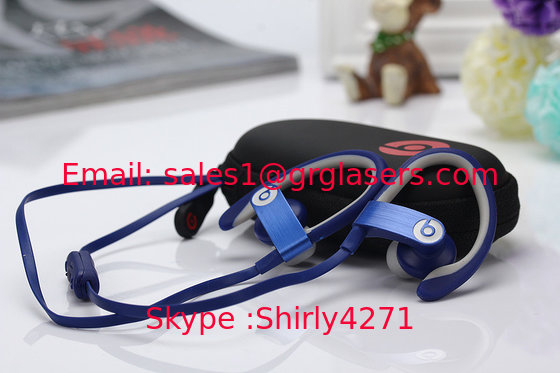 Beats by Dr. Dre Powerbeats 2 Ear-Hook Wired Headset Headphones - Blue made in china grgrheadset.com supplier