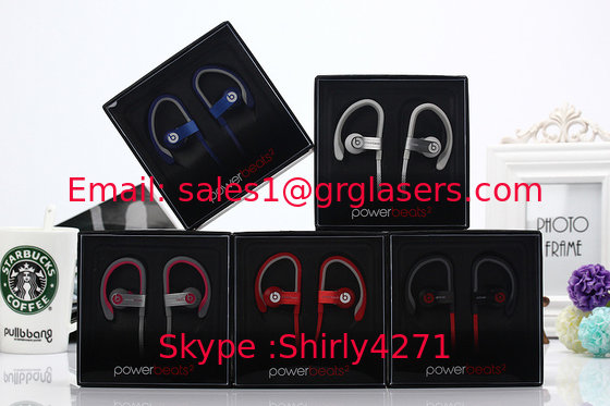 Beats by Dr. Dre Powerbeats 2 Ear-Hook Wired Headset Headphones - Blue made in china grgrheadset.com supplier