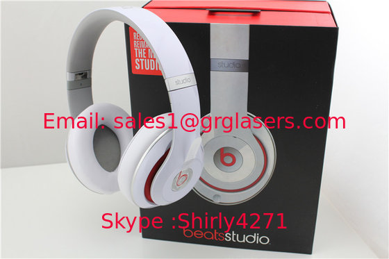 Beats by Dr. Dre Studio 2.0 Wired Headband Headphones - White  from grgheadsets.aliexpress.com supplier