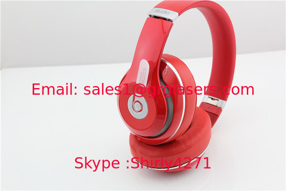 Brand New Beats Dr.Dre Studio 2.0 Over-Ear Wired Noise Cancelling Headphones Red  from grgheadsets.aliexpress.com supplier