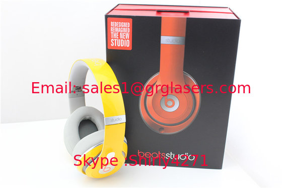 Brand New Beats Dr.Dre Studio 2.0 Over-Ear Wired Noise Cancelling Headphones yellow  from grgheadsets.aliexpress.com supplier