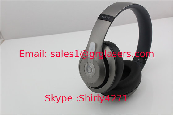 Beats by Dr. Dre Studio 2.0 Wired Over The Ear Headphones Titanium EXCELLENT from grgheadsets.aliexpress.com supplier