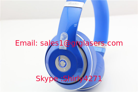Beats by Dre Studio  Wired Headphones Blue w/ Case & Chargers Used 3 Times! from grgheadsets.aliexpress.com supplier