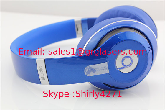Beats by Dre Studio  Wired Headphones Blue w/ Case & Chargers Used 3 Times! from grgheadsets.aliexpress.com supplier