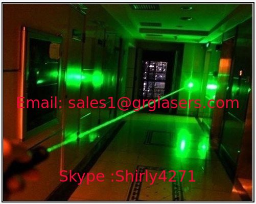 New Long Distance 1000mw 1W Focusable Green laser pointer the Brightest Burning Laser Light Cigar DHL free shipping supplier
