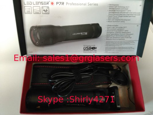 LED P7R HANDHELD TORCH RECHARGEABLE RECHARGEABLE 1000lm TACTICAL TORCH FLASHLIGHT WATERPROOF GIFT BOX USB CHARGER supplier
