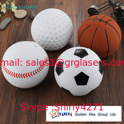 Creative basketball wireless mini Bluetooth speaker spherical football basketball baseball golf small stereo outdoor supplier