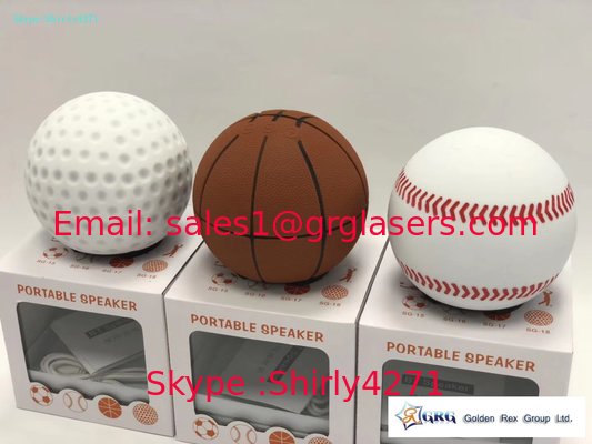 Creative basketball wireless mini Bluetooth speaker spherical football basketball baseball golf small stereo outdoor supplier