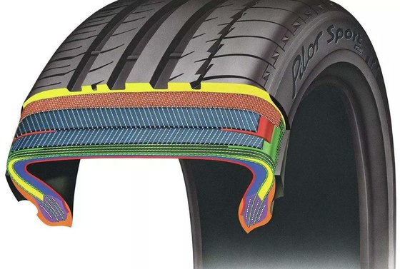 Forklift tires worn