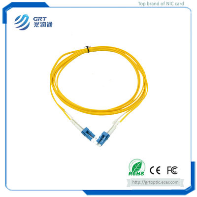 GRT LC-LC-SM-5M-OM3 10Gb Single mode 5m Durable Fiber Optic Cable Patch Cord with LC Connector