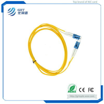 Durable low insertion loss 3m duplex LC-LC connector 10Gb SM fiber optic Patch Cable with SEIKO plug