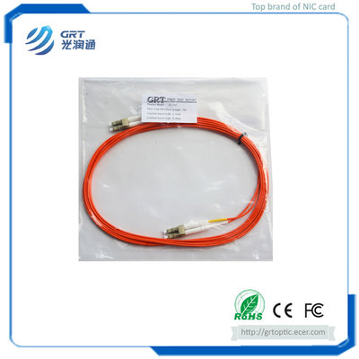 Good repetibility 3m duplex LC-LC connector 1Gb MM multimode fiber optic Patch Cable with Corning's core