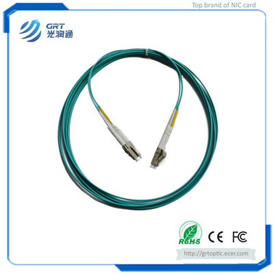 Good repetibility 3m duplex LC-LC connector 10Gb MM multimode fiber optic Patch Cable with Corning's core