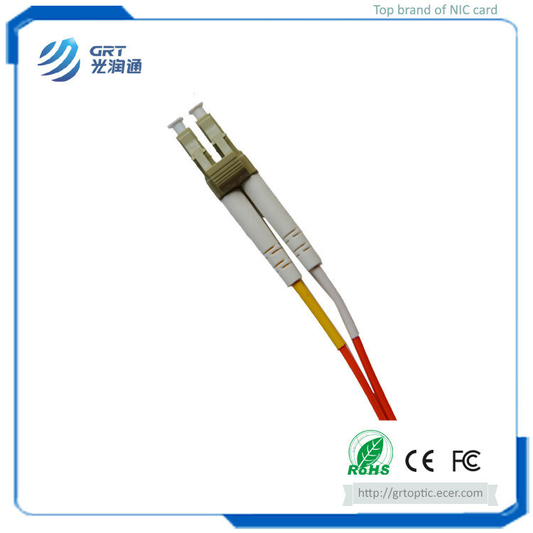 Durable LC-LC-MM-3M-OM2 Gigabit Multi Mode Fibre Optic Patch Cord with LC connector