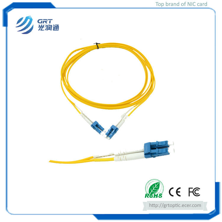 GRT LC-LC-SM-5M-OM3 10Gb Single mode 5m Durable Fiber Optic Cable Patch Cord with LC Connector