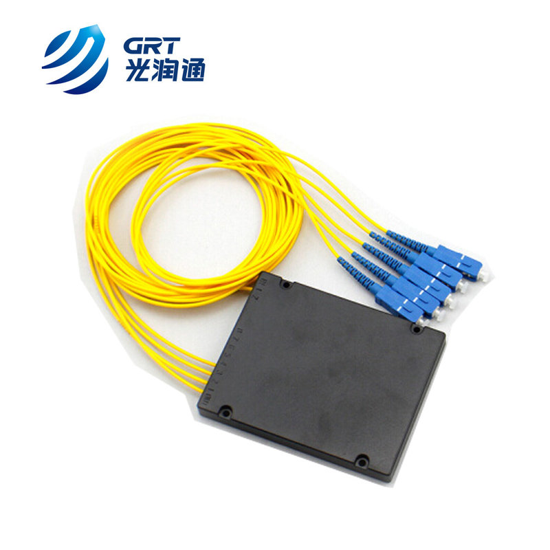GRT quality FTTX 1x4, 1x8, 1x16 1m SC Fiber Optic Optical PLC Splitter